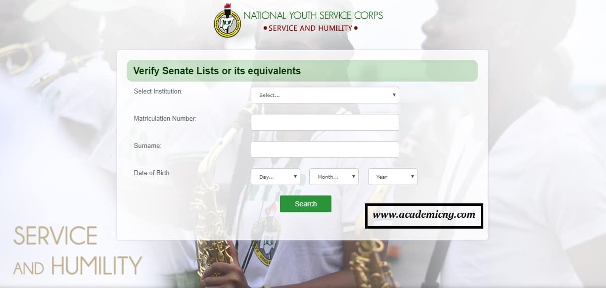 NYSC Senate Approved List 2025 For Batch A, B & C - Academicful