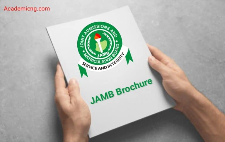 JAMB Brochure 2024 PDF Download For All Courses - Academicful